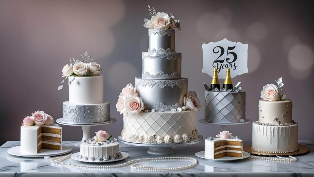 10 Best 25th Anniversary Cake Designs to Celebrate Love & Milestones
