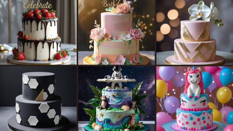 10 Stunning 2-Tier Cake Designs for Birthdays Celebration