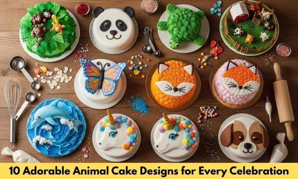 Best 10 Adorable Animal Cake Designs for Every Celebration