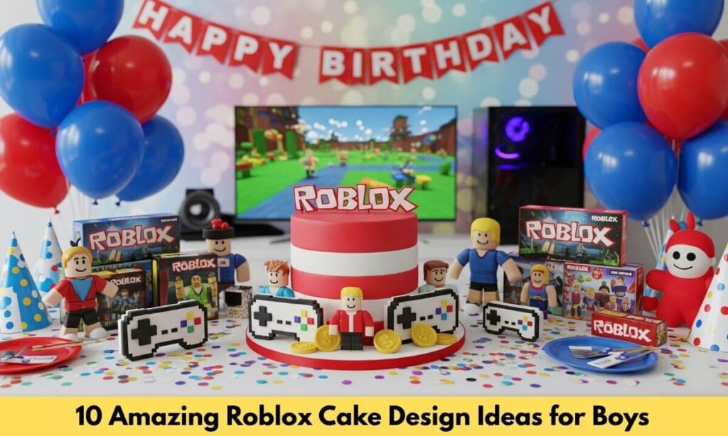 10 Amazing Roblox Cake Design Ideas for Boys Birthday Party