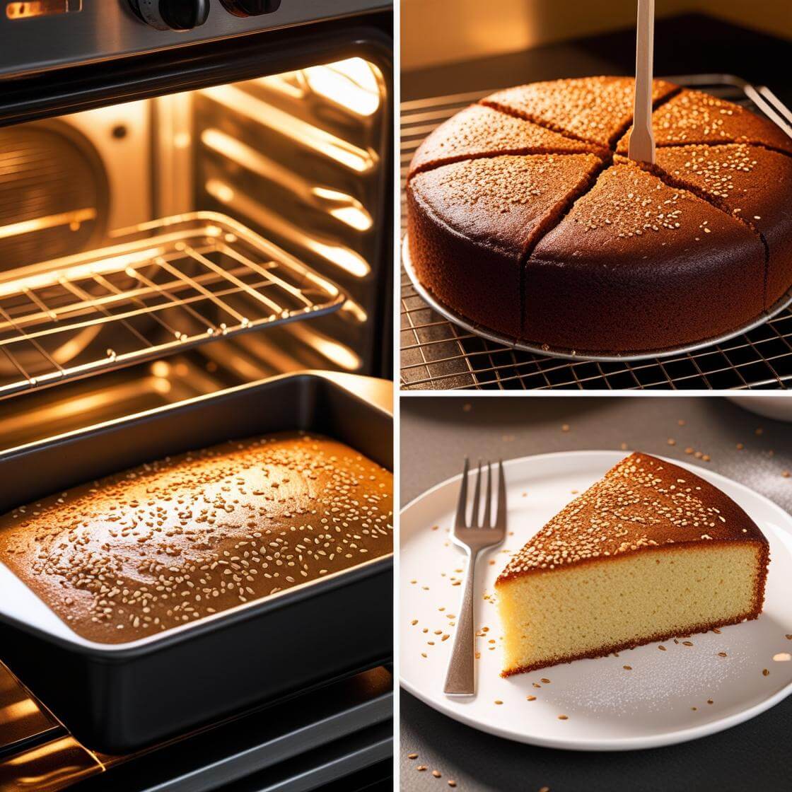Sesame Seed Cake Recipe