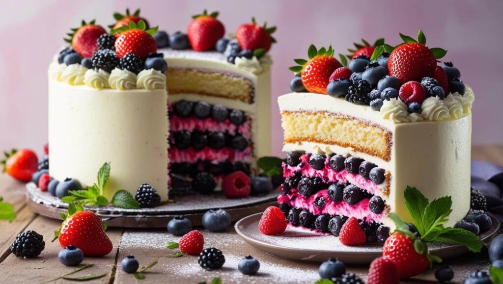 Berry Bliss Cakes: Fresh Fruits for Vibrant Flavors