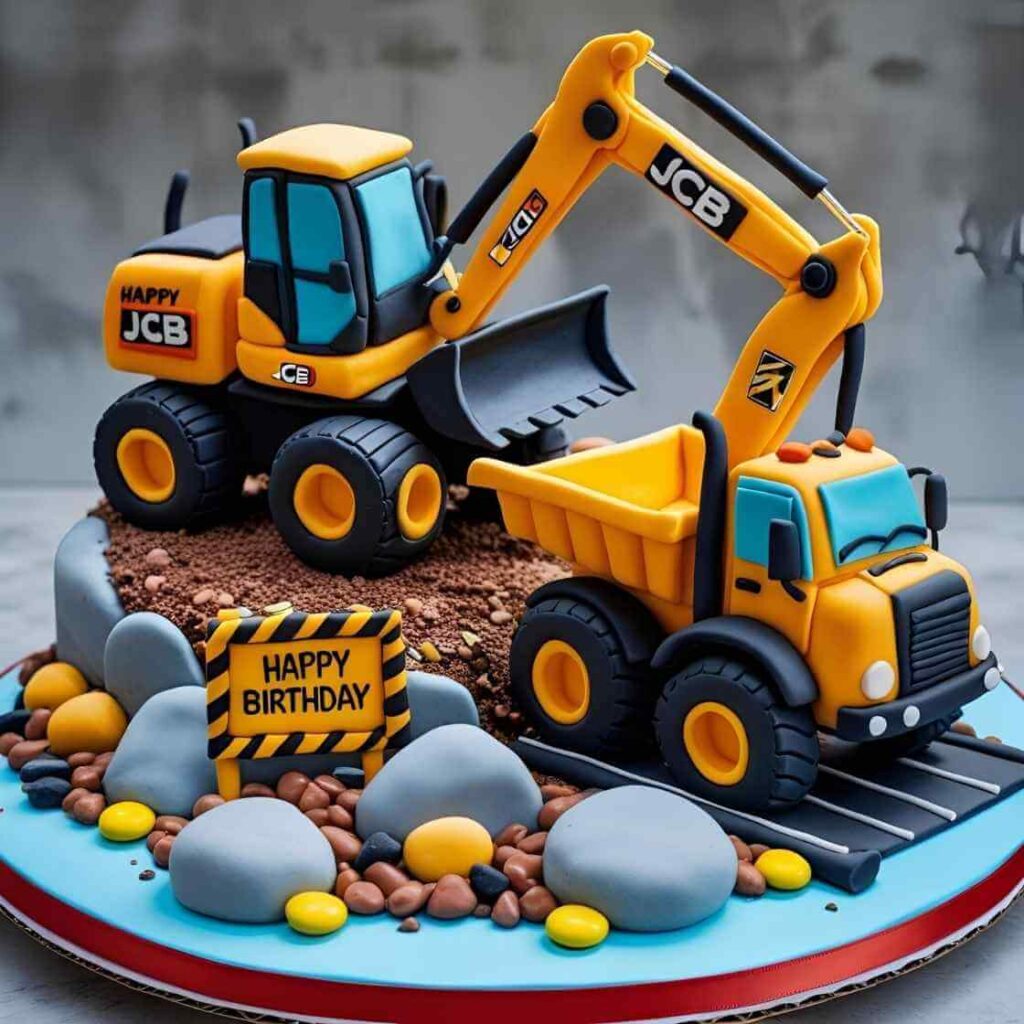 10 Stunning JCB Cake Designs for Construction-Themed Celebrations