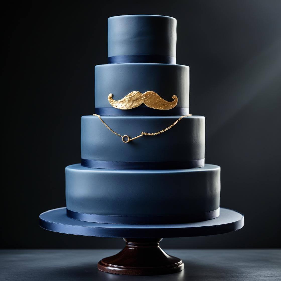 Top 10 Mustache Theme Cake Design Ideas