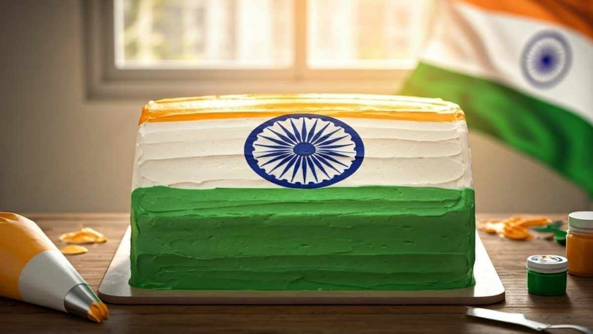 Patriotic Baking: How to Make an Indian Flag-Inspired Cake