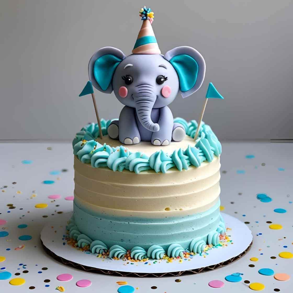 15 Adorable Elephant Cake Designs for a Fun-Filled Kids’ Birthday