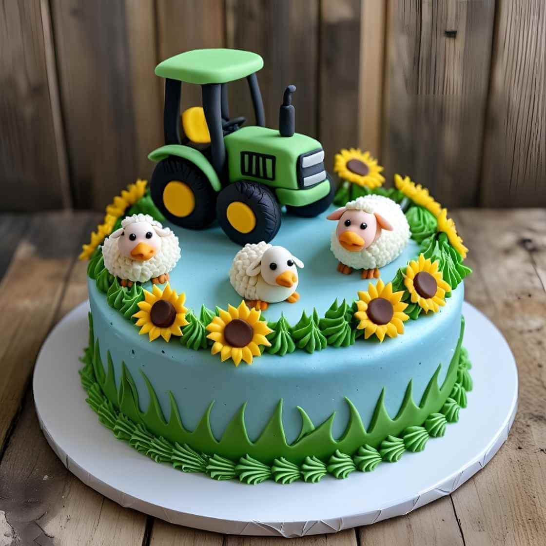 10 Unique Tractor Cake Designs for Farm-Themed Celebrations