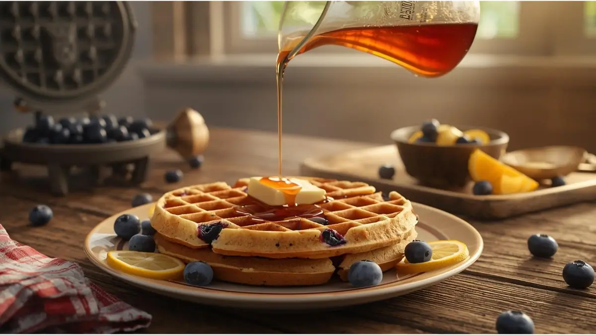 Blue Waffles Recipe (Blueberry Bliss Waffles)