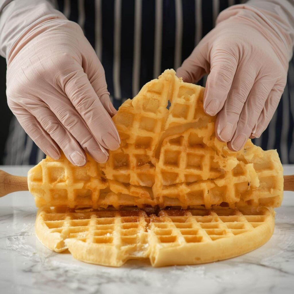 Homemade Waffle Cone Recipe like Ice Cream Parlor