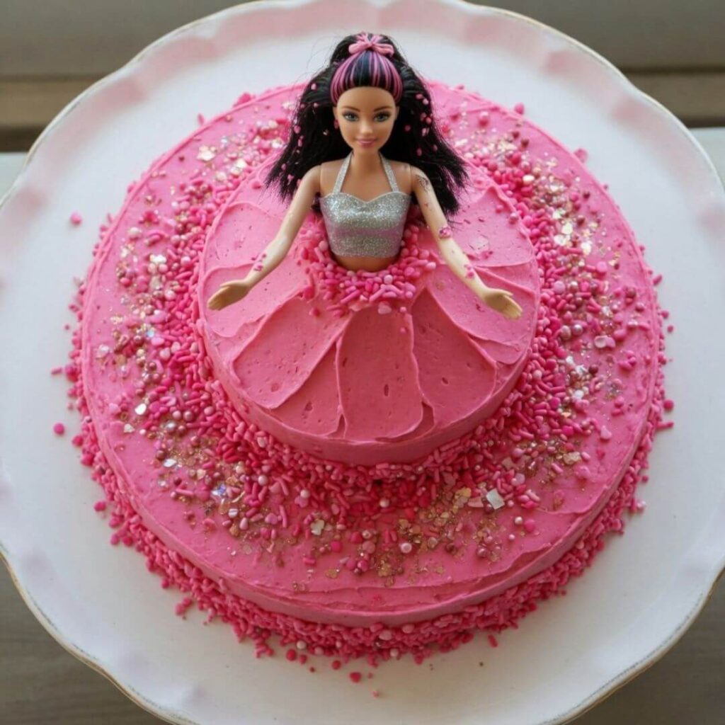 10 Two-Tier Doll Cake Designs Ideas That Look Hard (But Are Actually ...