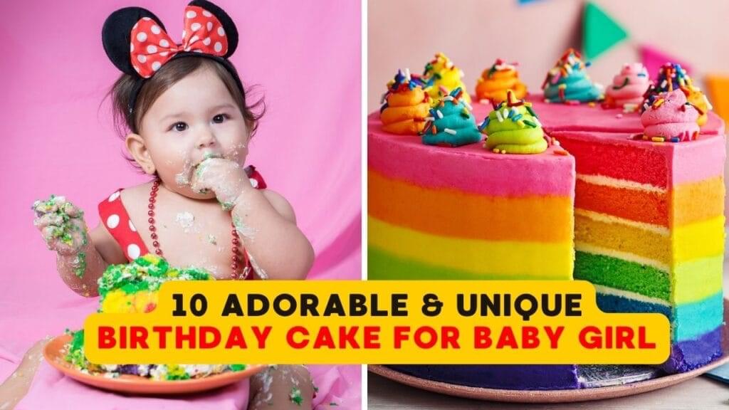 10 Adorable & Unique Birthday Cake for Baby Girl – Perfect for Her 1st ...